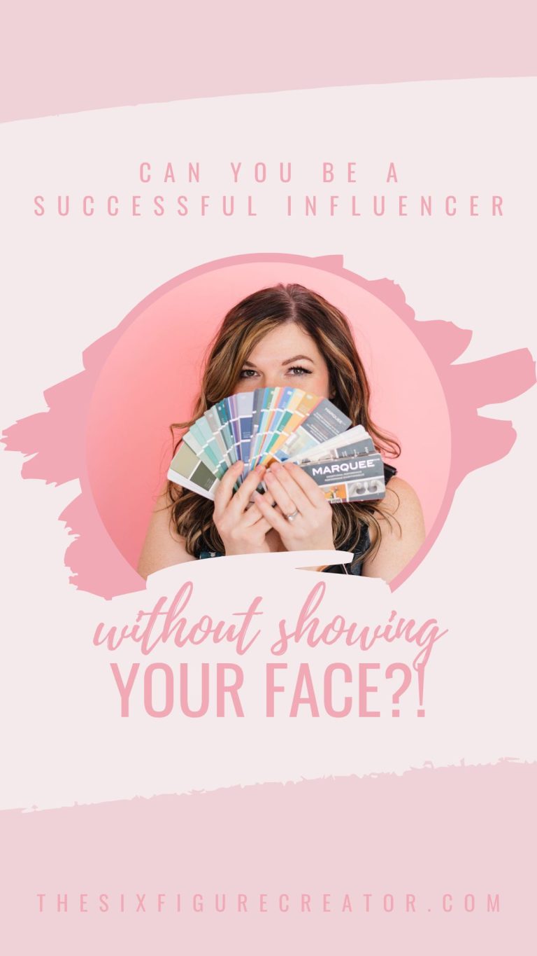 Can You Be A Successful Influencer Without Showing Your Face? - The Six ...